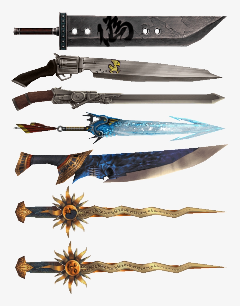 Axtu7z8 - Final Fantasy Gilgamesh Swords PNG Image | Transparent PNG ...
