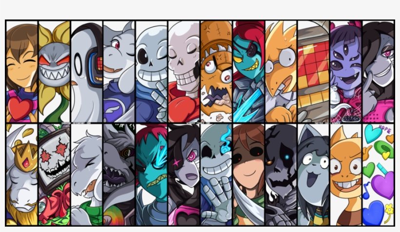 Download Imgur - Undertale All Characters Fan Art | Transparent PNG ...