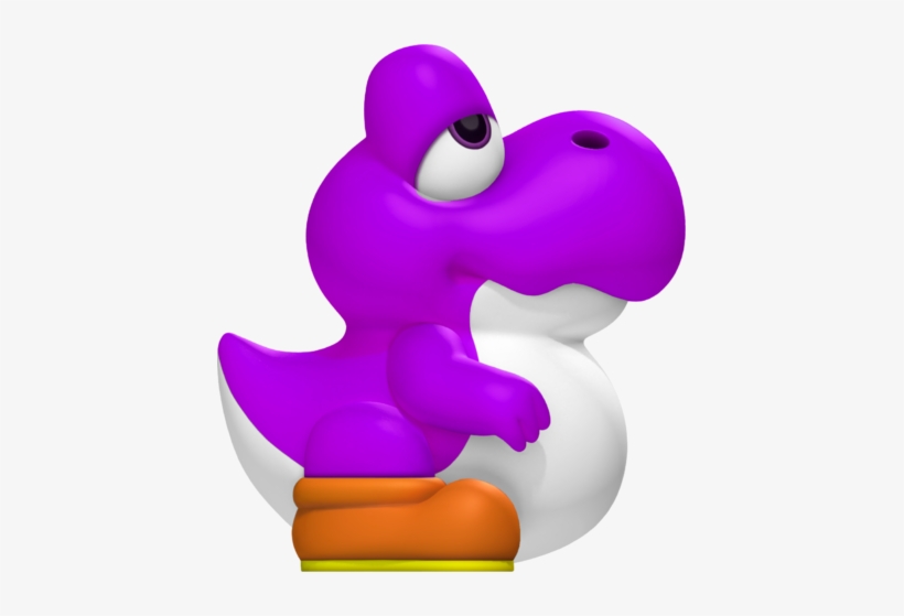 Download Purple Yoshi Png - Mario Bros Yoshi Baby | Transparent PNG ...