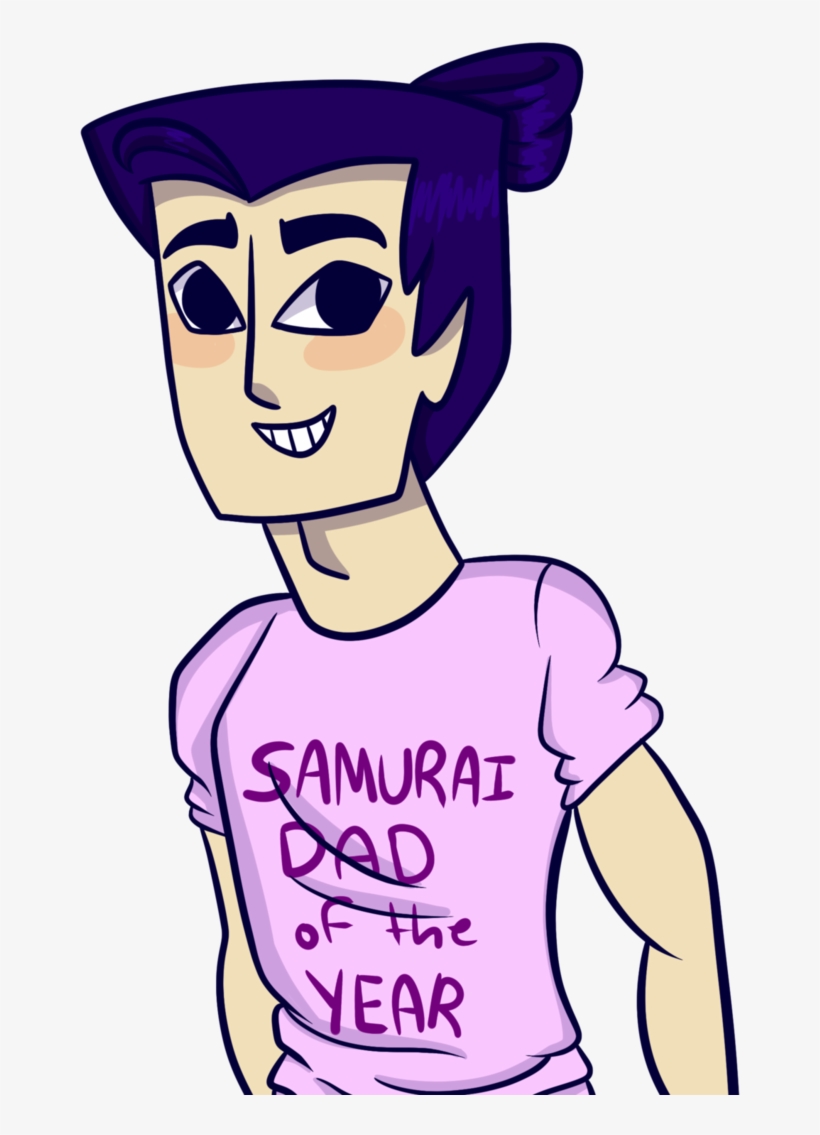 Samurai Dad By Pumpkinxspice On Deviantart Black And - Library PNG ...