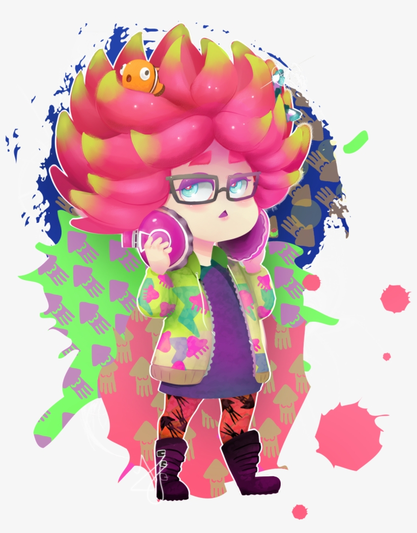Click To Expand - Splatoon Annie Fan Art PNG Image | Transparent PNG ...