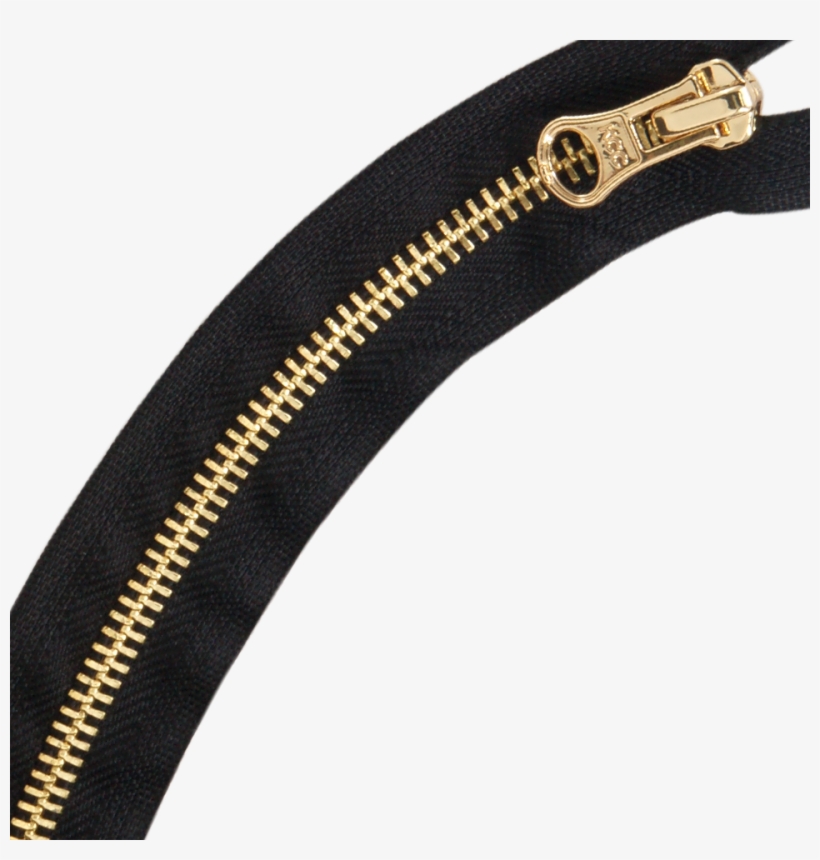5 Metal With Curved Zipper - Black Dallas PNG Image | Transparent PNG ...