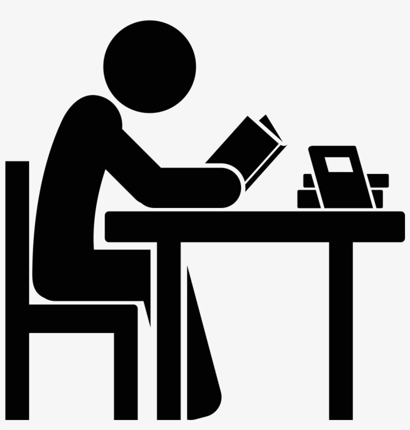 Download Png Stock Skills Library A Person Studying With Pile - Study ...