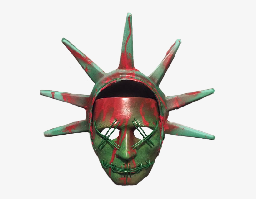 Share This Image - Lady Liberty Purge Masks. Complete And Ready PNG ...