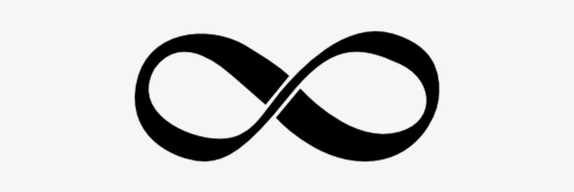 Download Infinite Vector Black And White - Infinity Symbol Transparent ...