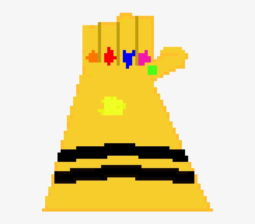 Download Infinity Gauntlet - Pixel Art | Transparent PNG Download | SeekPNG
