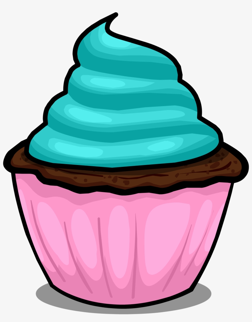 Cocoa Cupcake Sprite 002 - Club Penguin Cupcake PNG Image | Transparent ...