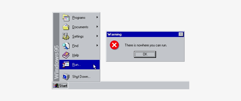 Download Tagged - - Funny Windows 95 Messages | Transparent PNG ...