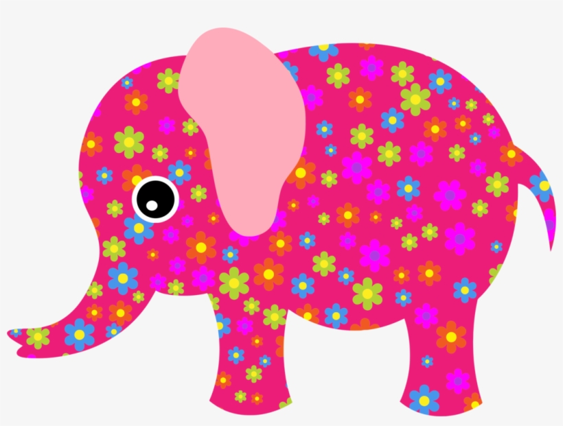 Seeing Pink Elephants Drawing White Elephant - Elephant Pink PNG Image ...