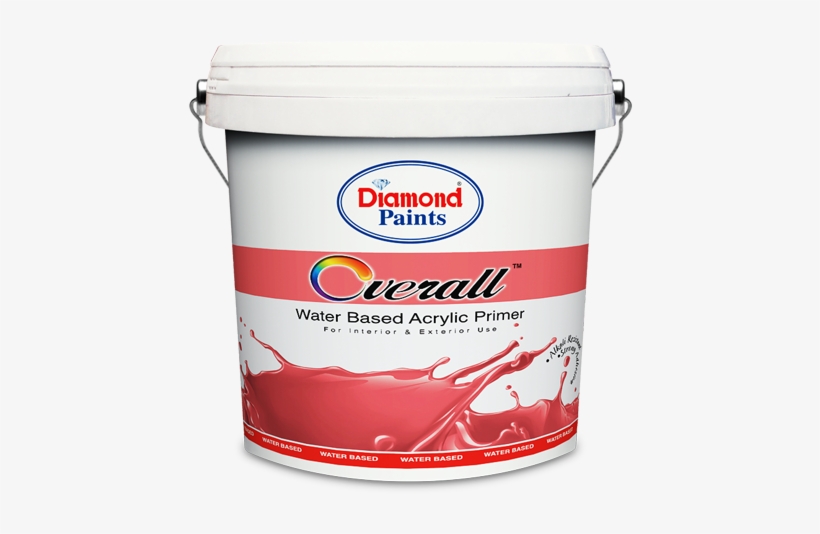 Overall Water Based Acrylic Primer - Diamond Paints Wall Putty PNG Image | Transparent PNG Free ...