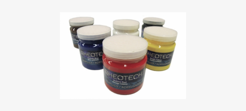Tri-art Rheotech Acrylic Paint Set 6x250ml - Dessert PNG Image ...