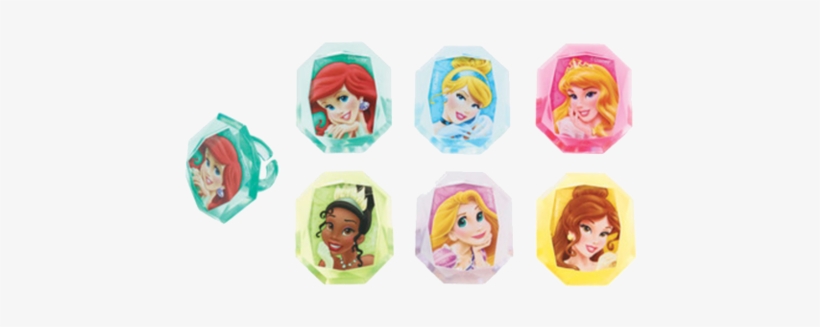 Disney Princess Cupcake Topper Rings - Decopac Disney Princess Gemstone ...