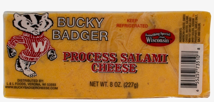 Bucky Badger Exact Weight Salami Cheese - Bucky Badger Diamond Marble ...