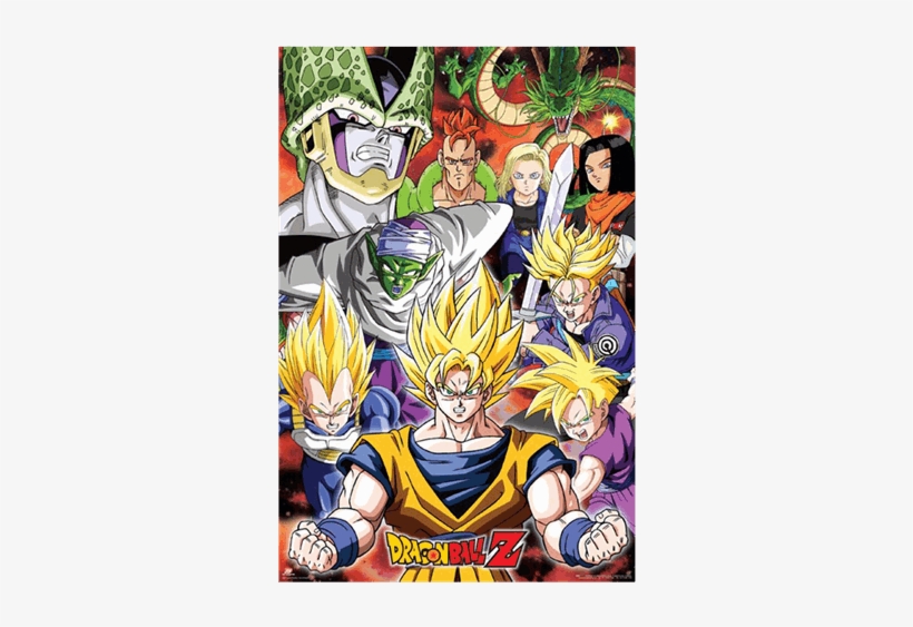 Download Dragon Ball Z Cell Saga Poster | Transparent PNG Download ...