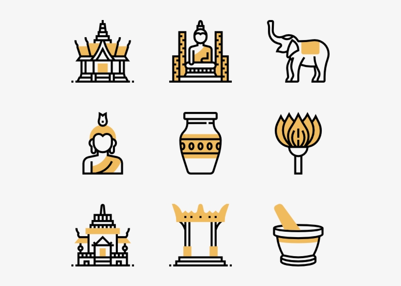 Thailand Symbols - Icon PNG Image | Transparent PNG Free Download on ...