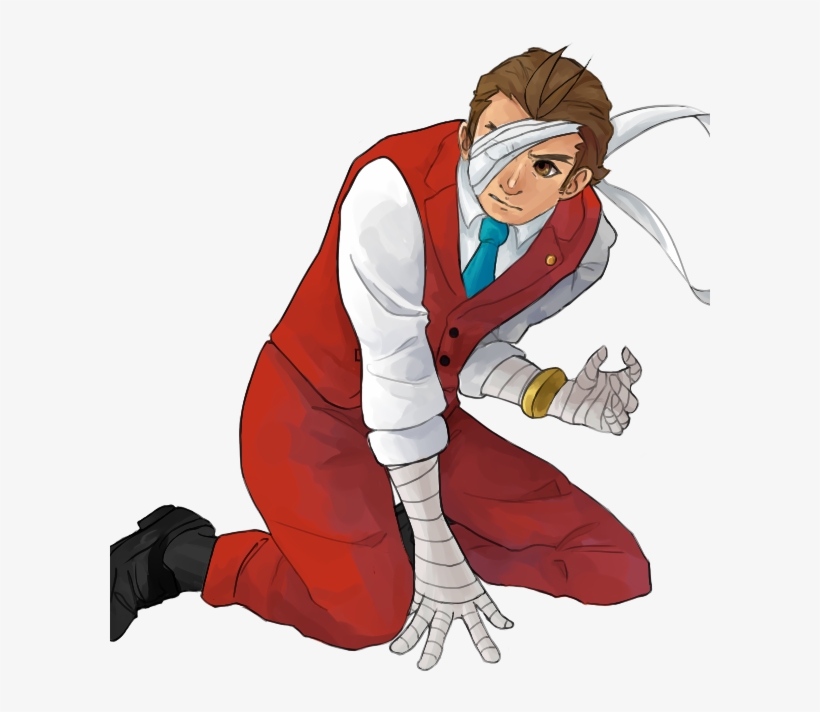 I Drew Apollo Justice From Ace Attorney For A Friend - Ace Attorney PNG ...
