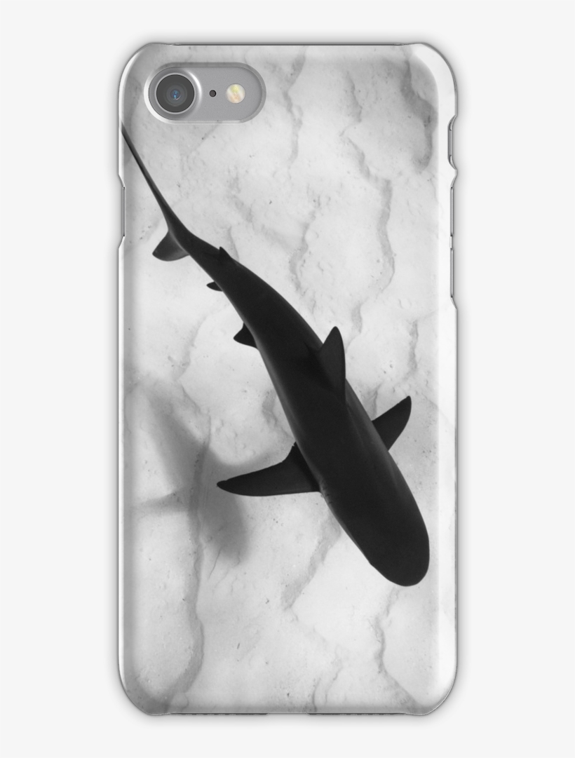 Shark In Silhouette Iphone 7 Snap Case - Iphone PNG Image | Transparent ...