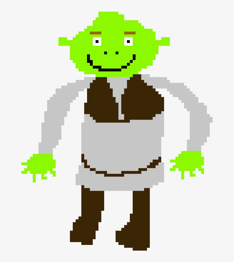 Download Shrek - Pixel Graphics | Transparent PNG Download | SeekPNG