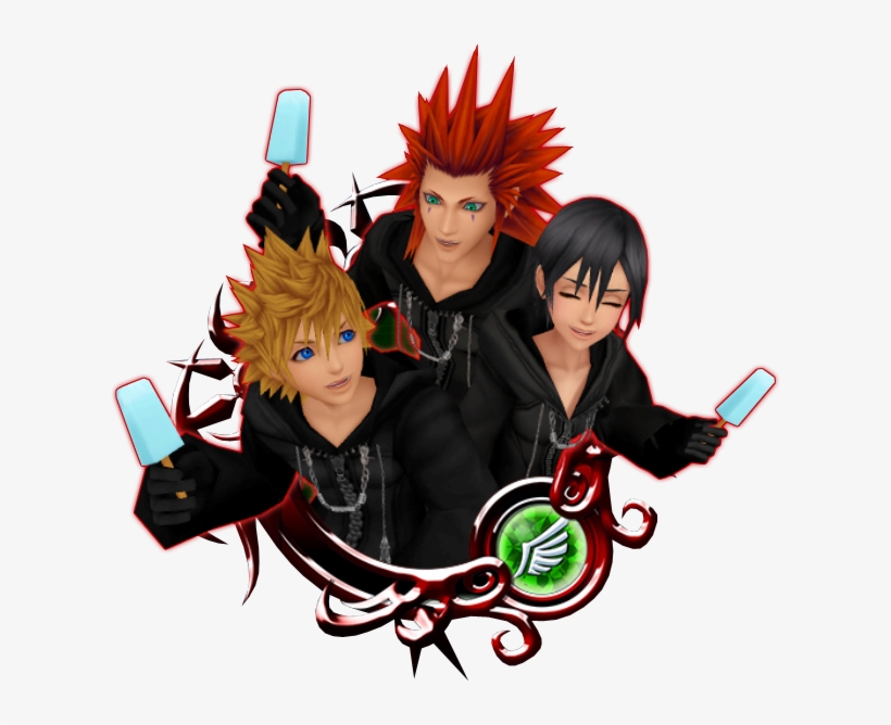 Roxas & Axel & Xion Was Handed Out Earlier This Week - Kingdom Hearts ...