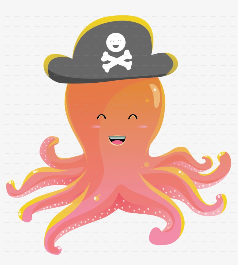 Cute Octopus Png Picture - Cute And Funny Cartoon Images Of Octopus PNG ...