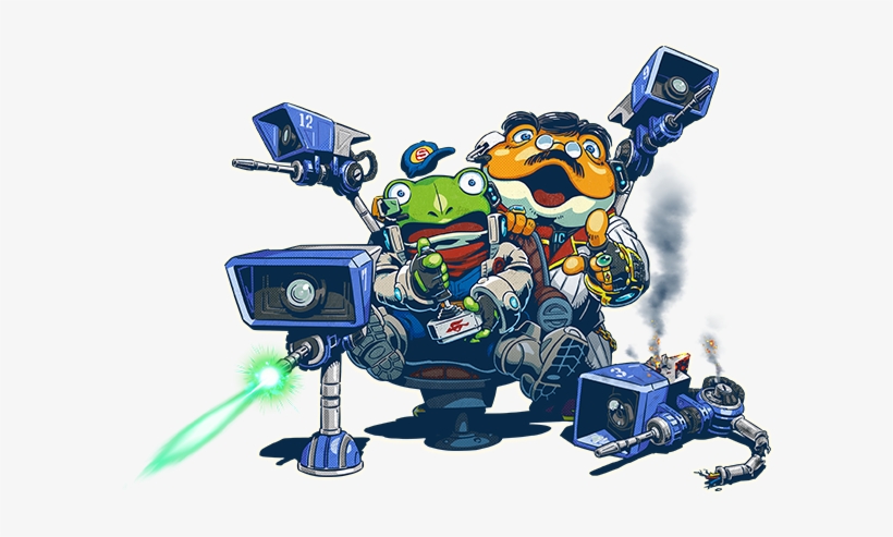 Defeat Waves Of Rampaging Robots Via Hi Tech Wall Mounted - Star Fox ...