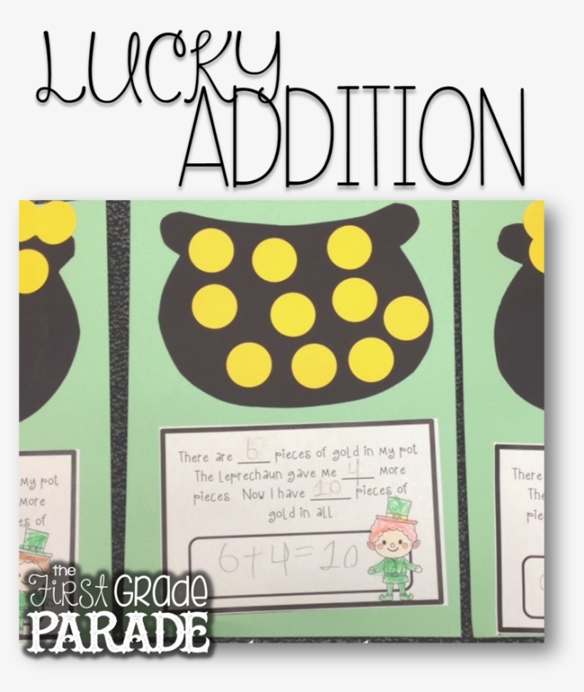 Lucky Math Fun With A Pot Of Gold The First Grade Parade - Addition PNG ...