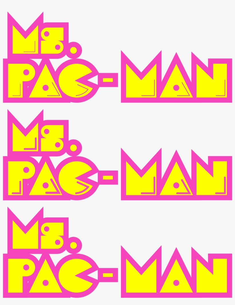 Original Ms Pac Man Logo PNG Image | Transparent PNG Free Download on ...