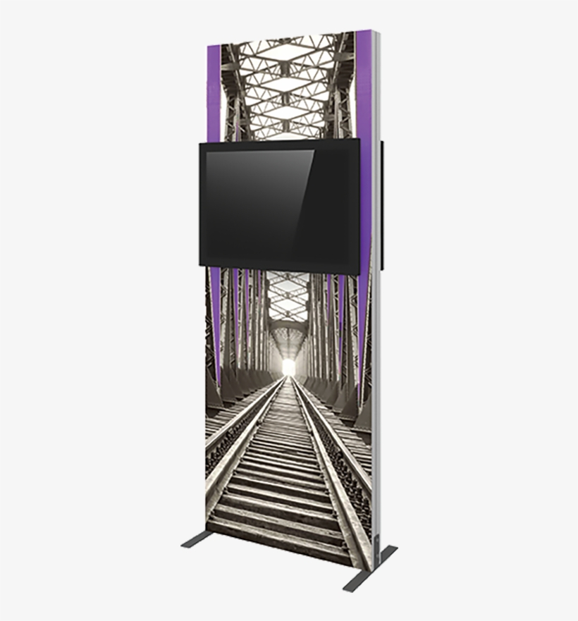 Download Vector Frame Monitor Kiosk 01 Double Monitor - Banner Lightbox ...