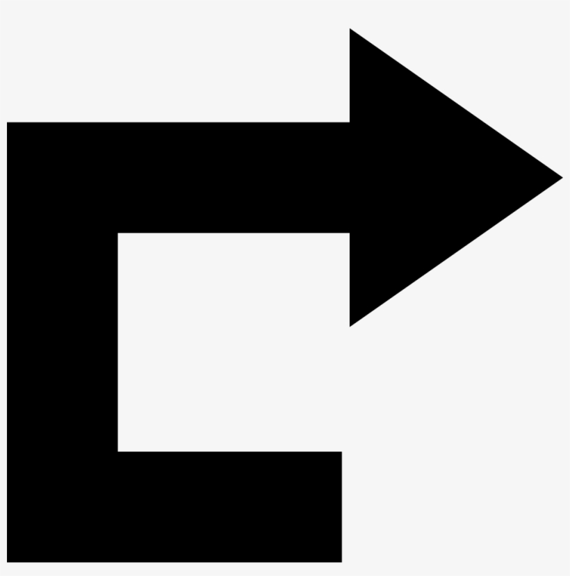 Right Straight Angle Arrow - Flecha Recta PNG Image | Transparent PNG ...