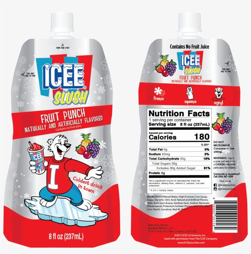 Download Fruit Punch - Icee Slush, Blue Raspberry Flavored - 8 Fl Oz ...