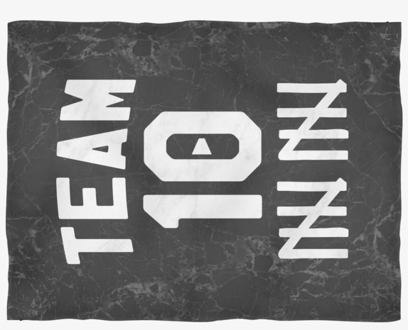 Team 10 Official Blanket - Black Team 10 Logo PNG Image | Transparent ...
