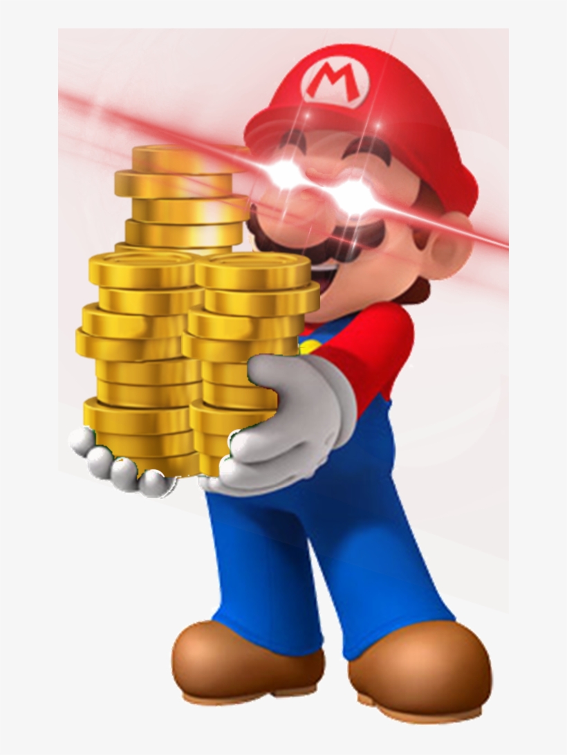 Download View Samegoogleiqdbsaucenao Mario Holding Coins , - Mario ...
