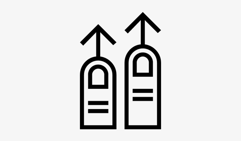 Two Fingers Swipe Up Gesture Outlined Symbol Vector - Finger PNG Image ...