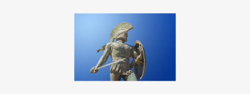 Download Statue Of King Leonidas In Sparta, Greece Poster • - Statue Of ...