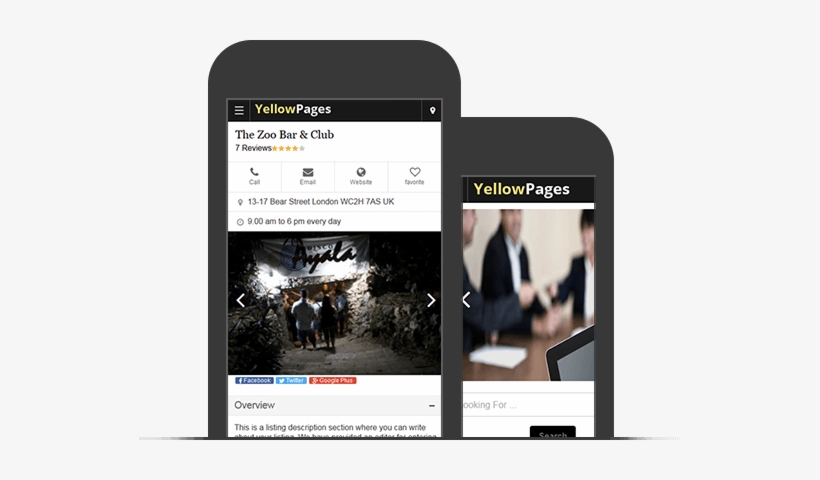 You Can Activate This On Your Yellow Pages Website - Readymade Mobile ...