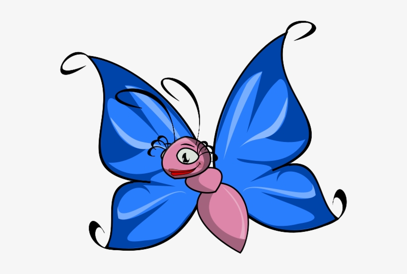 Moth Clipart Cute Butterfly - Cute Butterfly Clipart Free PNG Image ...
