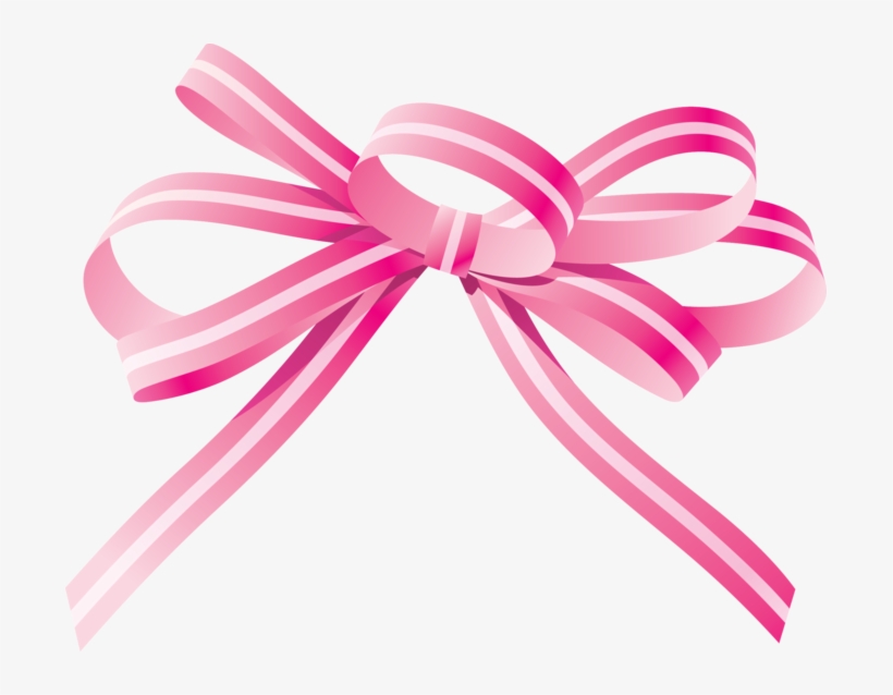 Dibujos Lazos Rosas Clipart Pink Lazo Drawing - Vector PNG Image ...