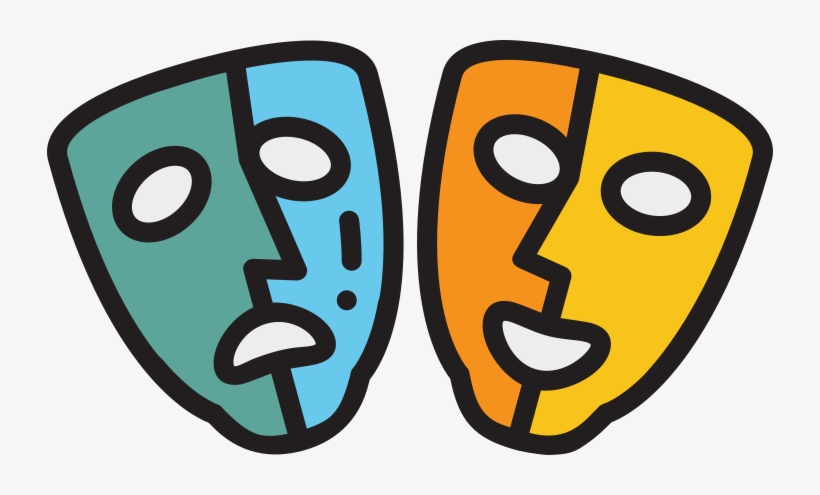 Comedy Tragedy Masks PNG Image | Transparent PNG Free Download on SeekPNG