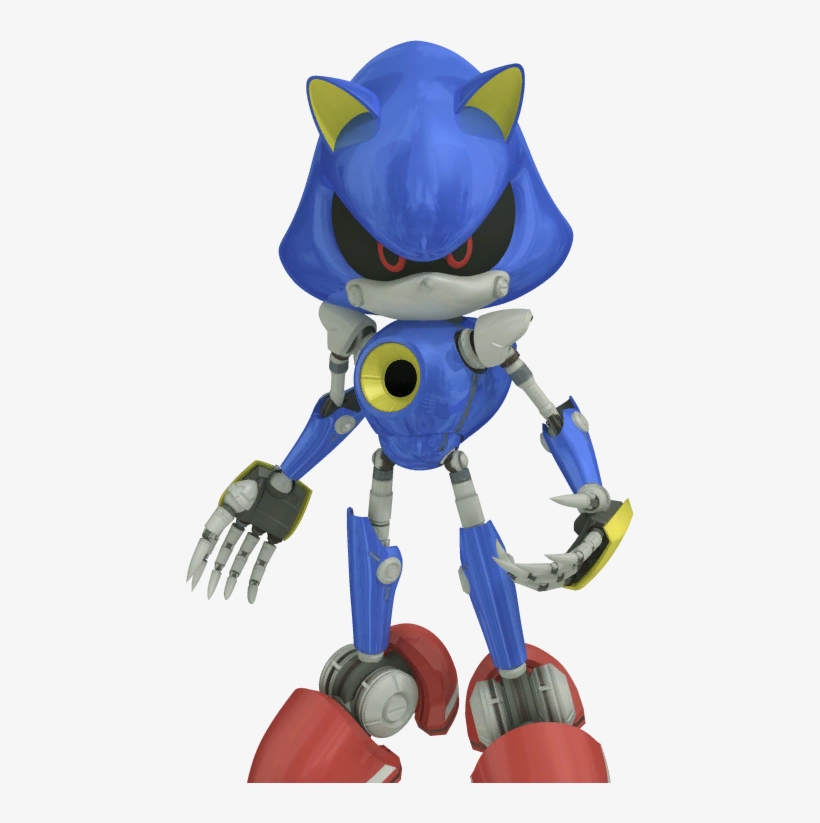 Metal Sonic- Dialogue Pose - Metal Sonic Free Riders PNG Image ...
