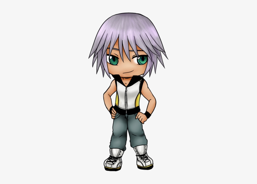 Chibi Riku By =ssceles On Deviantart - Chibi Riku Kingdom Hearts PNG ...