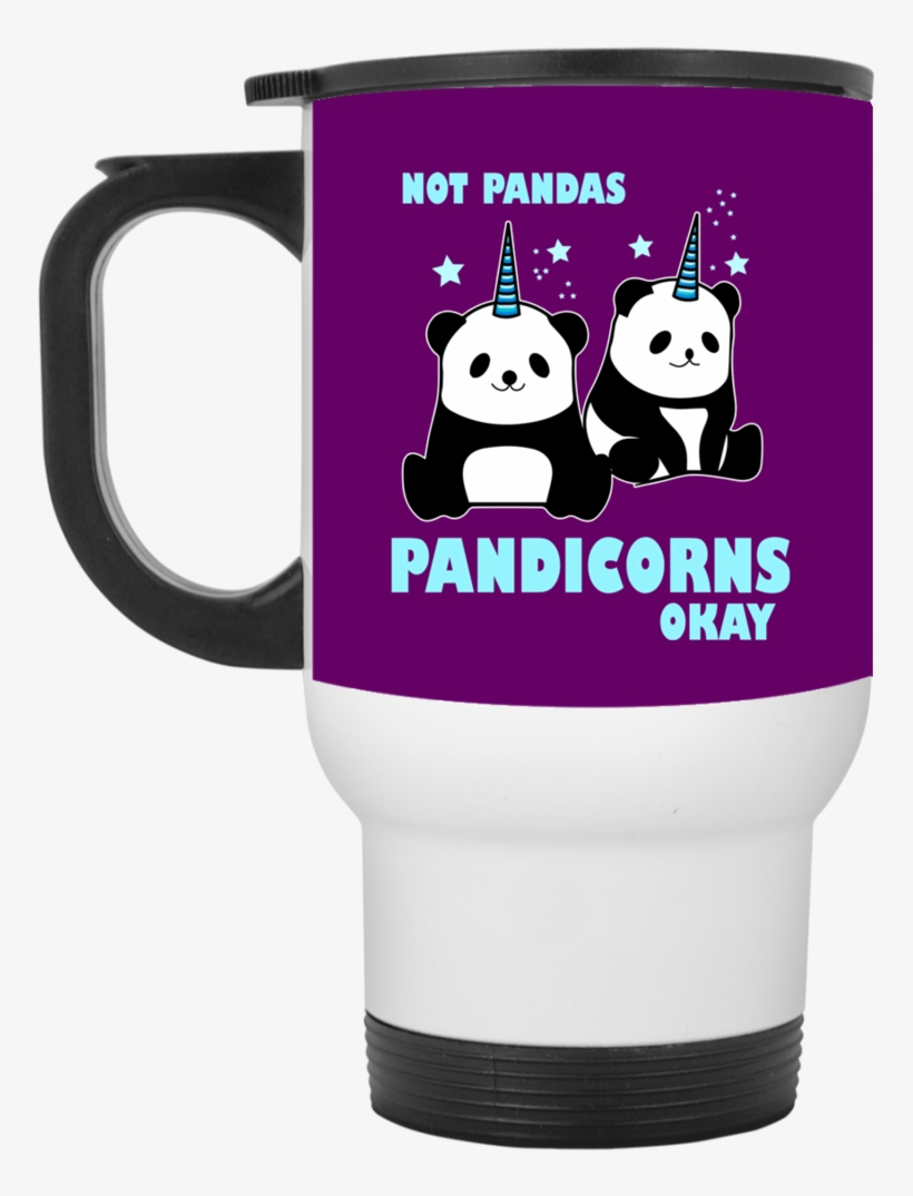 Not Pandas Pandicorns Okay Mugs - 2 Pug - Men's Zip Hoodie PNG Image ...