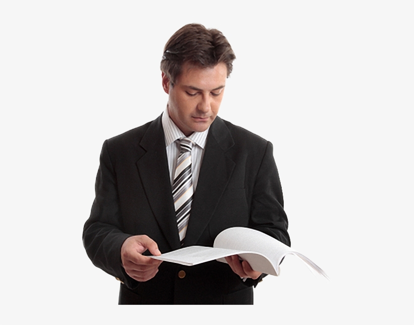 When You Need Facts - Man Reading Book Png PNG Image | Transparent PNG ...