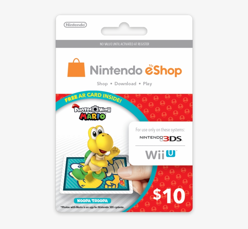 Source - Nintendo - Nintendo - Nintendo Eshop Prepaid Card PNG Image ...