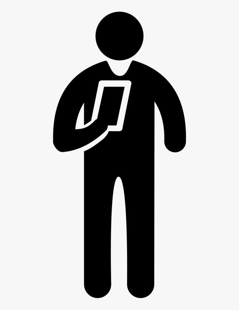 Person Reading With Ereader - Icon PNG Image | Transparent PNG Free ...