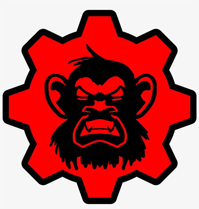Monkey Wrench Custom Computer Gear Logo - Ratchet And Clank Symbol PNG ...