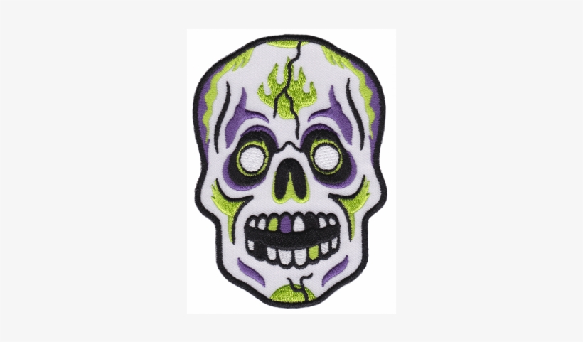 Sourpuss Skull Mask Patch - Skull PNG Image | Transparent PNG Free ...
