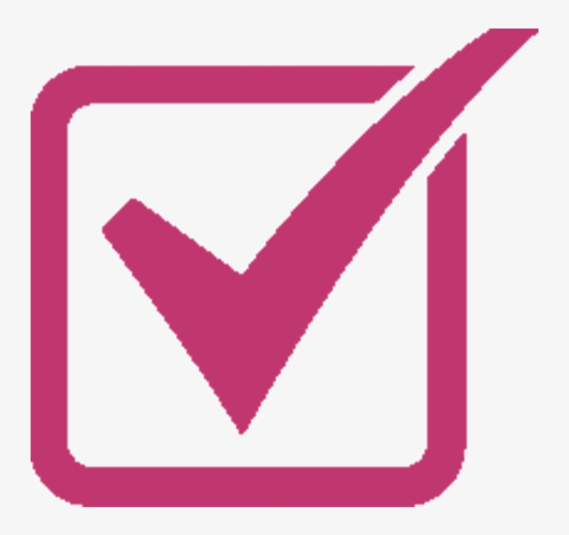 Icon - Pink Png Check Mark PNG Image | Transparent PNG Free Download on ...