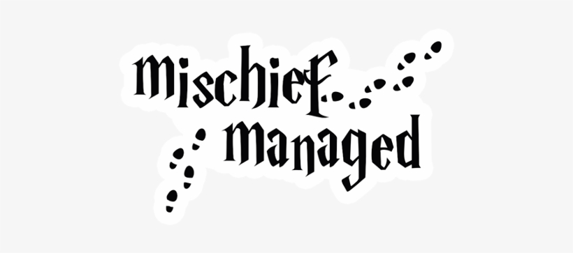 Download Harry Potter Quotes Mischief Managed | Transparent PNG ...