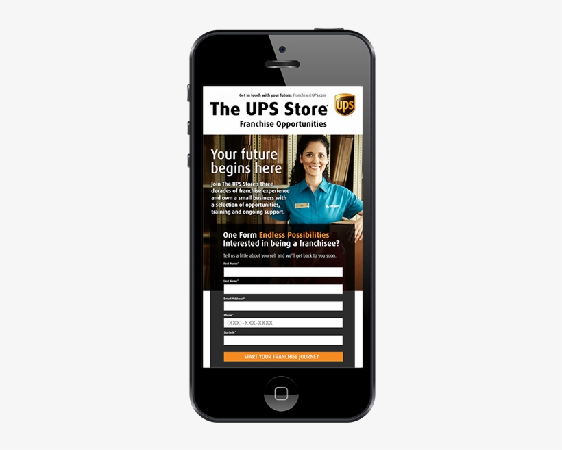 Ups Store Franchise Mobile Layout PNG Image | Transparent PNG Free ...