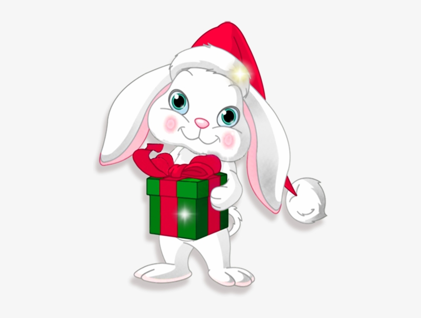 Bunny Clipart Xmas - Christmas Bunny Clip Art PNG Image | Transparent ...